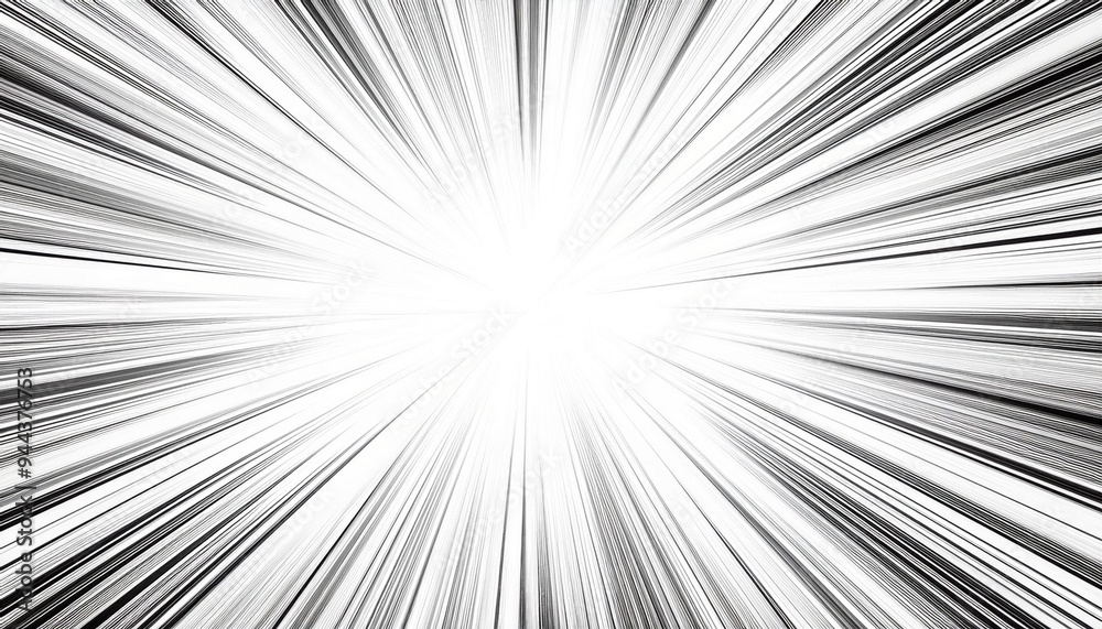 dynamic manga motion effects with comic style speed lines action ...