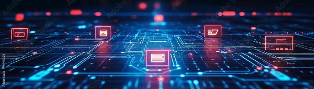 An Illustration Of A Secure Network Where Multifactor Authentication And Firewalls Integrate