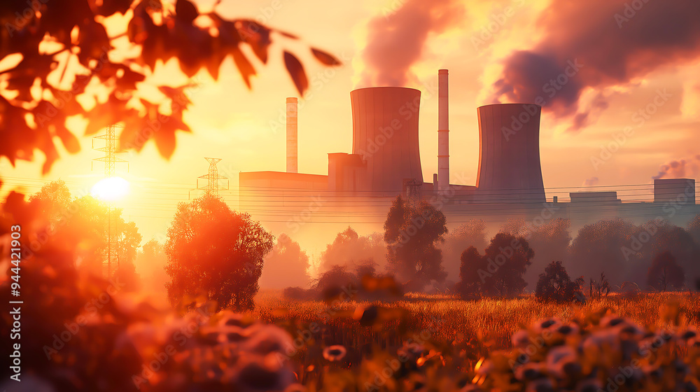 Global warming, a boiling world and hotter climate change. Industrial ...