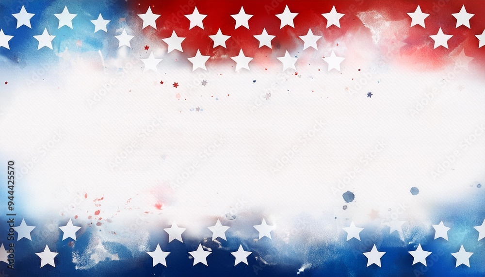 4th of july or memorial day background july 4th red white and blue colors with soft faded ...