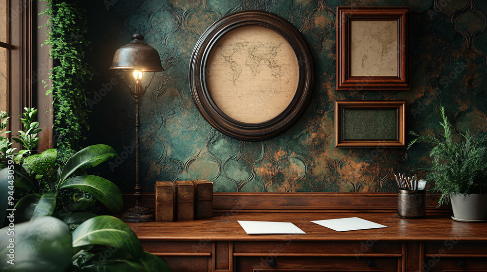 Murder mystery theme party background with empty copy space, suitable ...