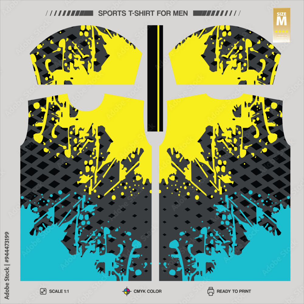 Men's Sublimation Sports Jersey Design for cycling, soccer, tennis ...