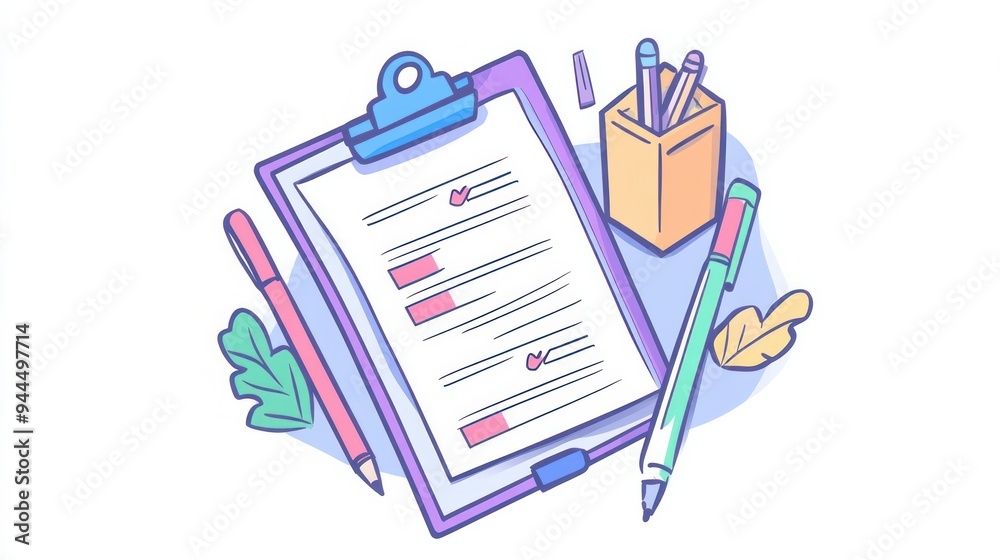 checking boxes on a questionnaire, completing an online survey, and ...