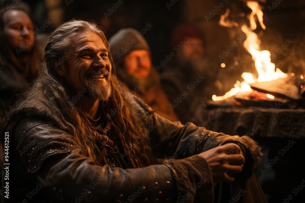 Valhalla echoes - portrait viking lifestyle, delving into traditions ...