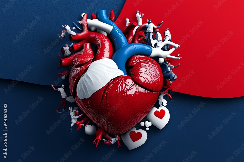 World Heart Day as a catalyst for transformation, illustrated with bold ...