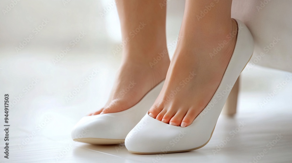 240805 226. A woman having pain at toenail in home. Nail matrix ...