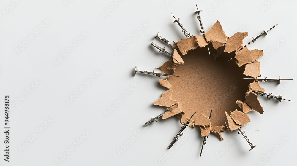 All existing forms of staple needle in use Including paper cavity hole ...