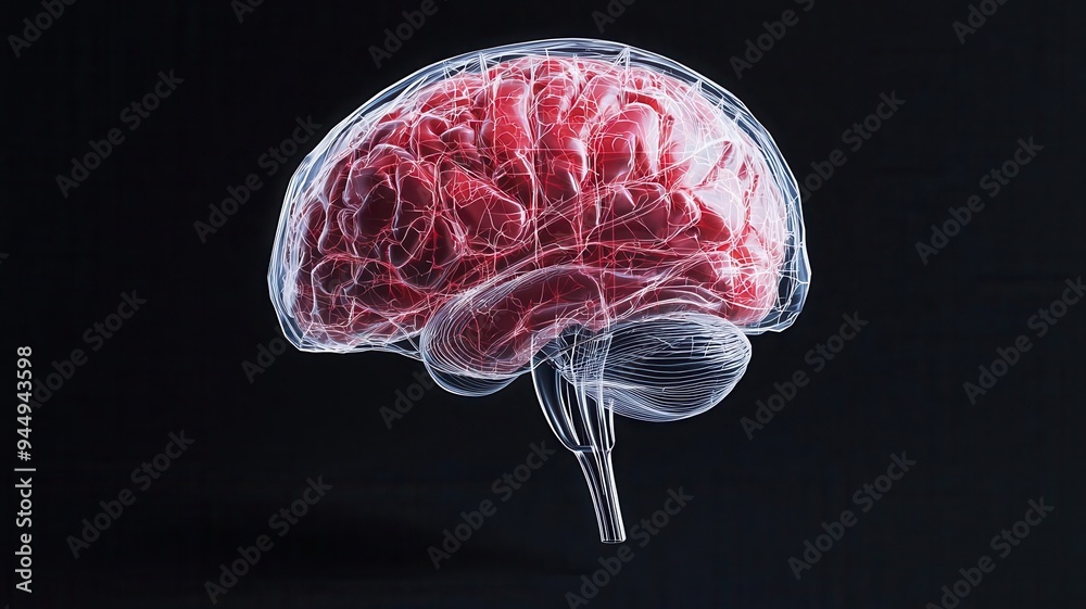 Virtual model of brain hemorrhage impact on motor functions, detailed ...