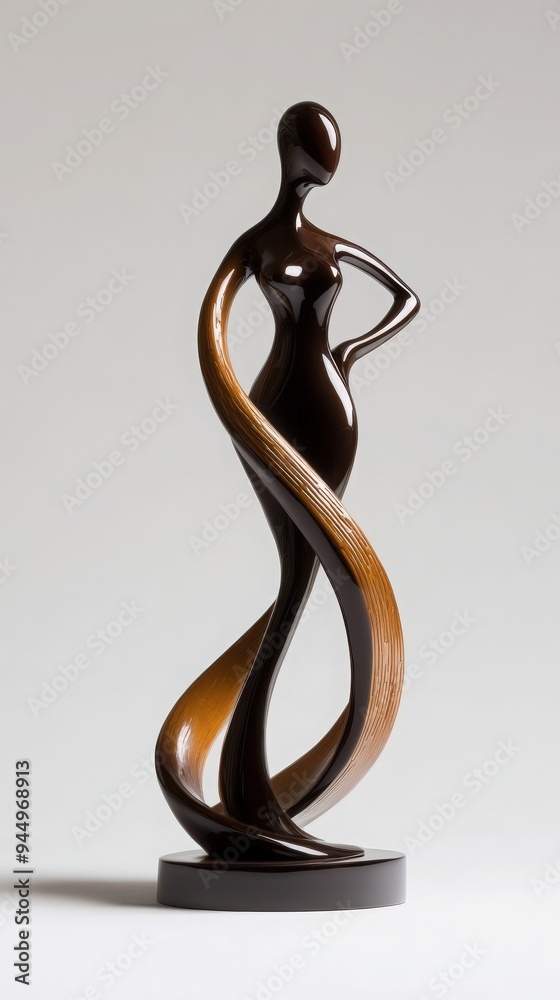 Elegant sculpture of a woman displaying grace and style, perfect for ...