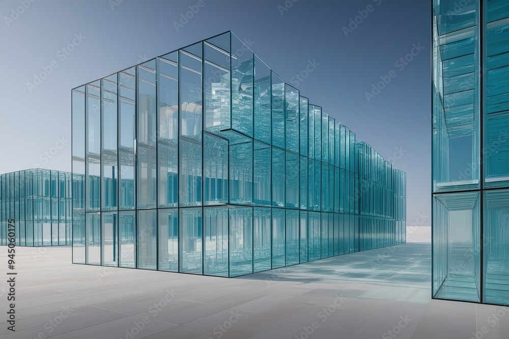 Dynamic 3D Visualization of Fragmented Glass Structures in Sleek ...