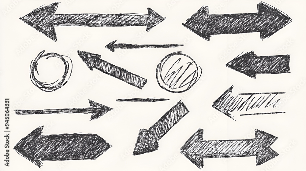 Hand-Drawn Arrows for Your Next Project! These simple arrows are ...