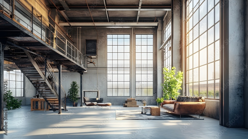 Transformed industrial warehouse converted into a bright and modern ...