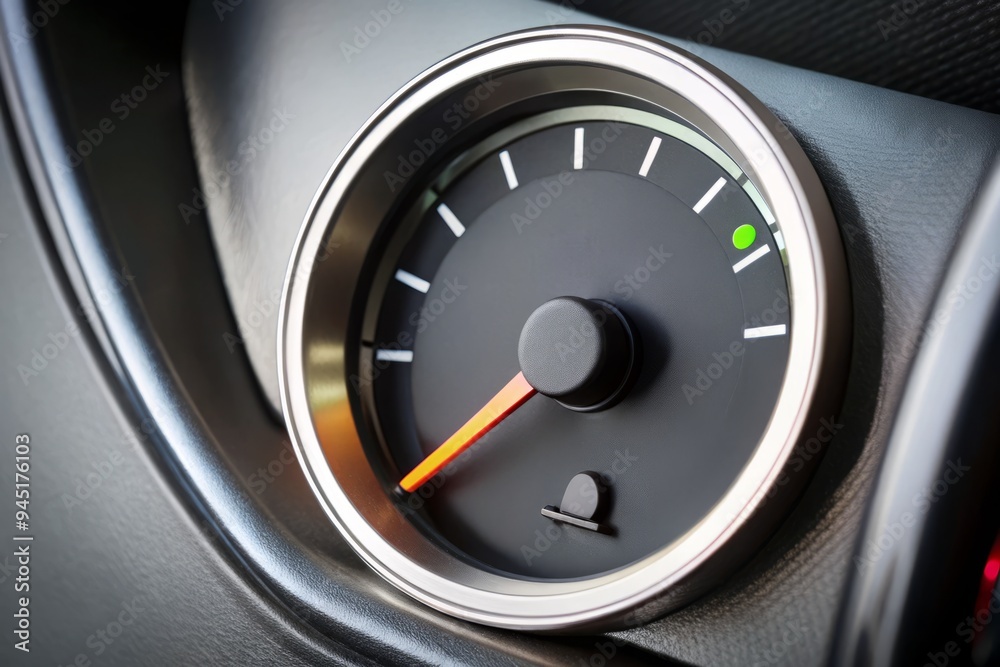 An image of a fuel tank displays a level indicator, illustrating the ...