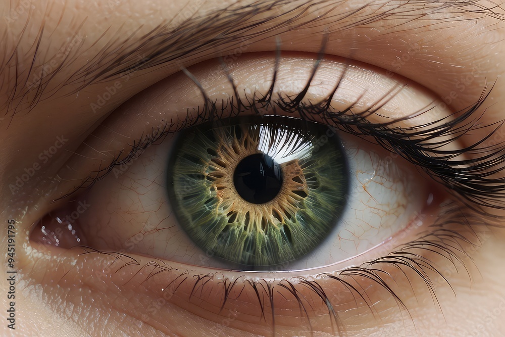 Fierce scary red eyes on a dark textured face. Demonic eyes. Concept of ...