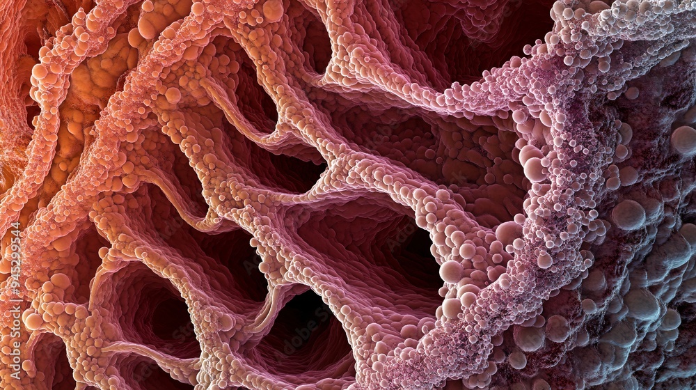 A cross-section of a muscle cell, highlighting the arrangement of ...