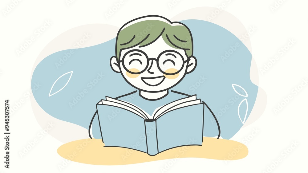 boy and girl reading a book, happy children learning, knowledge ...