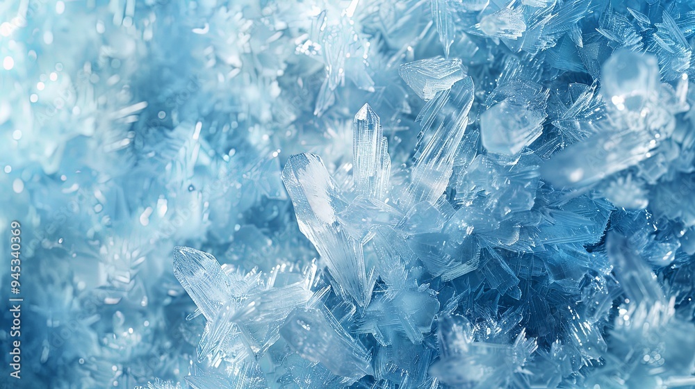 Ice wallpaper, crystal ice background, light whiite banner, frozen ...