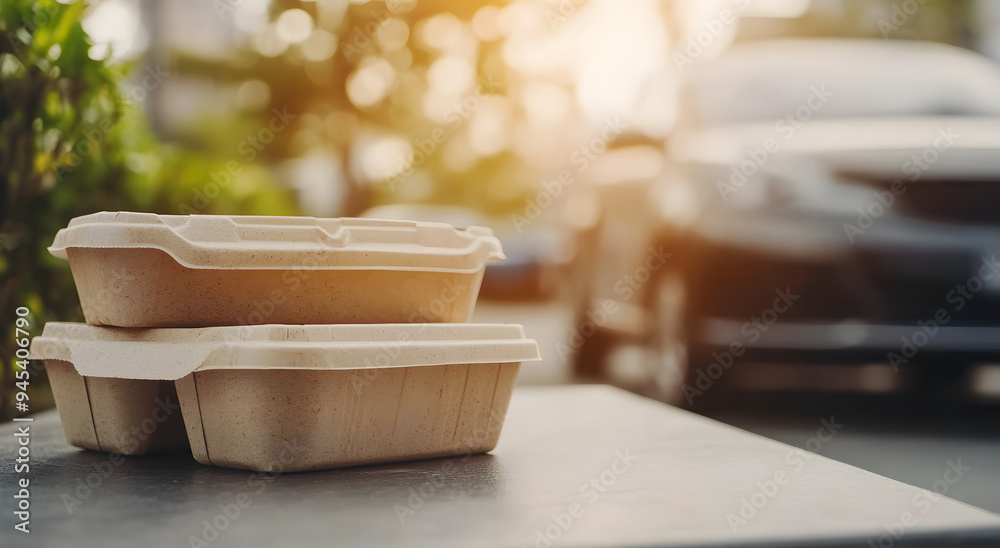 Image of Eco-Friendly Food Containers Made from Natural Materials ...