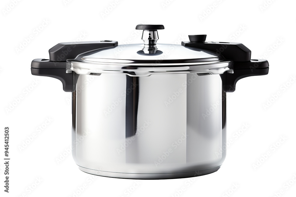 High-resolution pressure cooker isolated on transparent background for ...