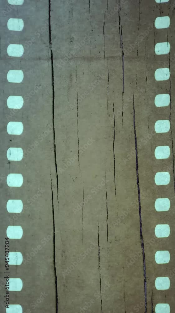 Noise, dirt, dust, scratches and grain on old damaged film surface. Old ...