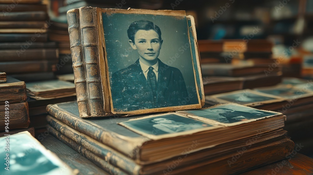 nostalgic holographic projections of cherished memories floating above ...