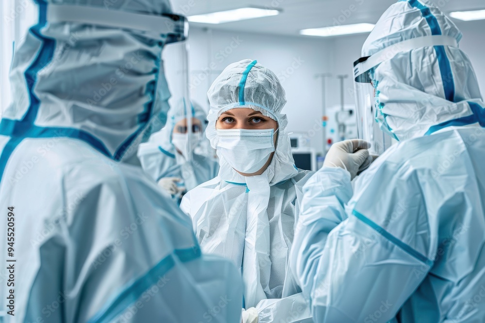 Healthcare Coworkers Working in ICU During COVID-19 Healthcare ...
