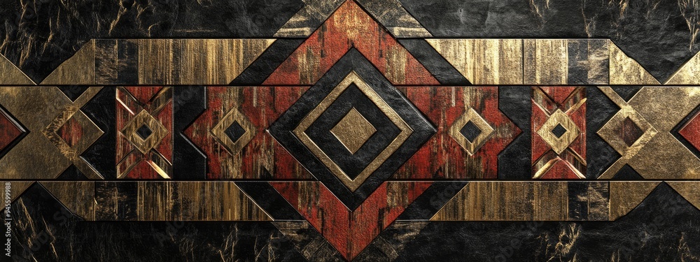 3D rendering of a subtle Aztec design for a background suitable for ...