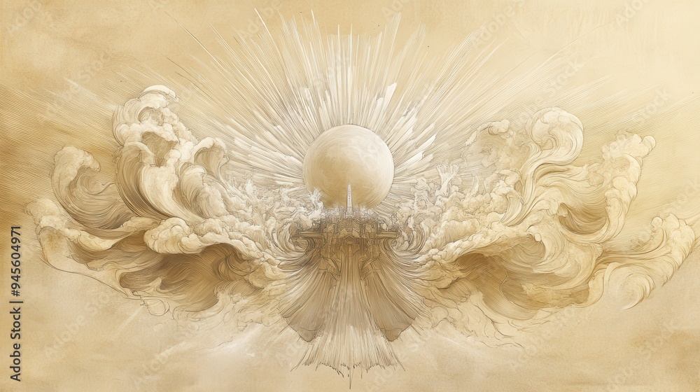 Psalms 93 Biblical Illustration: God’s Throne Encircled by the Elements ...