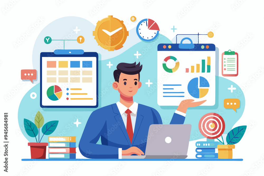 Project management, strategic plan to manage resources for development ...