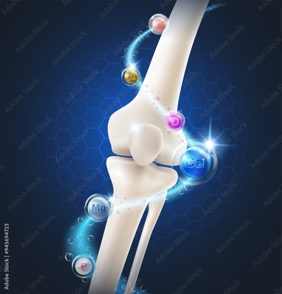 Nutrients and vitamins essential for bones, help strengthen knee joints ...