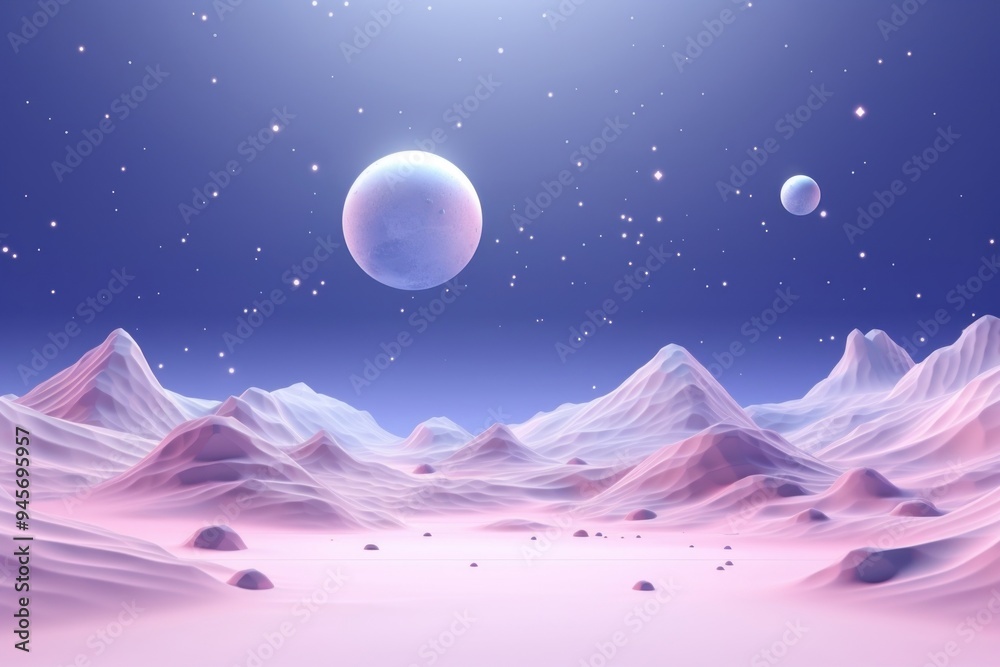 Zdjęcie Stock: Landscape astronomy outdoors nature. | Adobe Stock