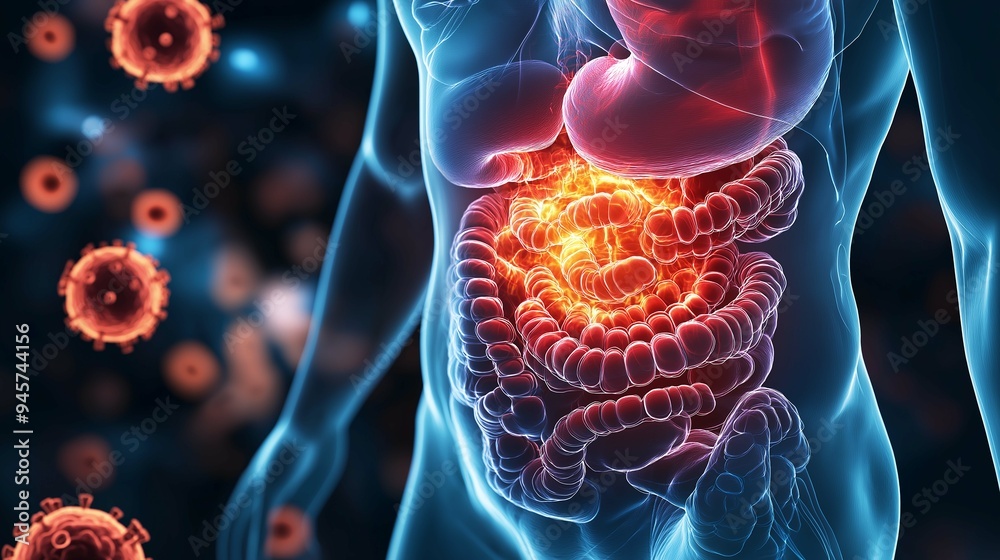 Medical diagram showing the impact of tuberculosis on the lungs, with ...