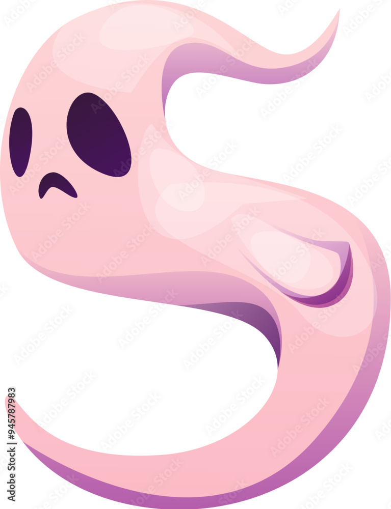 Number five Halloween font, cartoon evil type, funny scary typeface ...