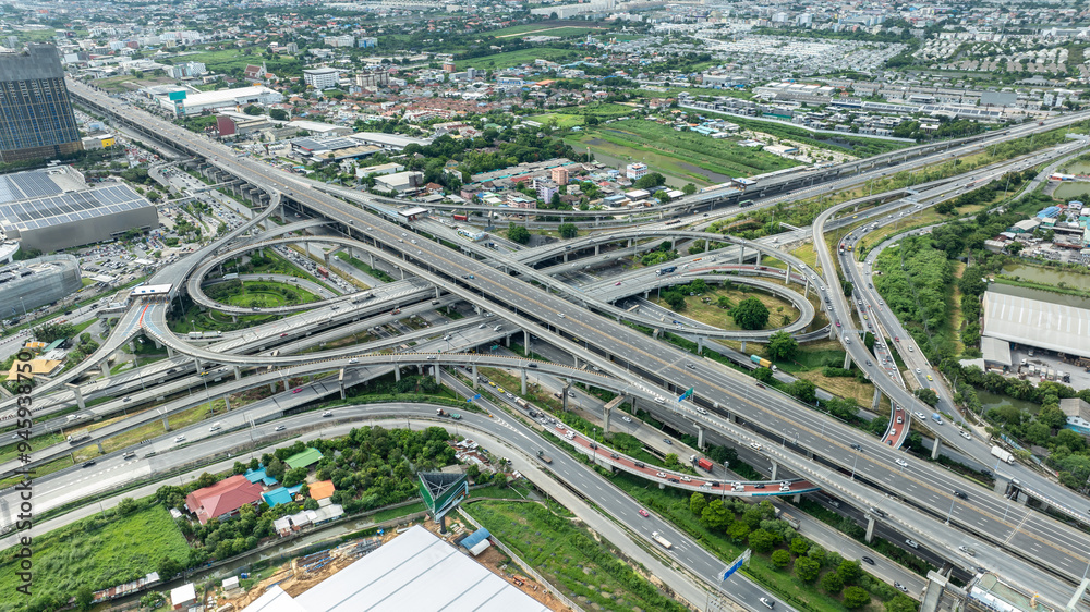 Burapha Withi Expressway, Industrial Ring Road, Bangna Intersection ...