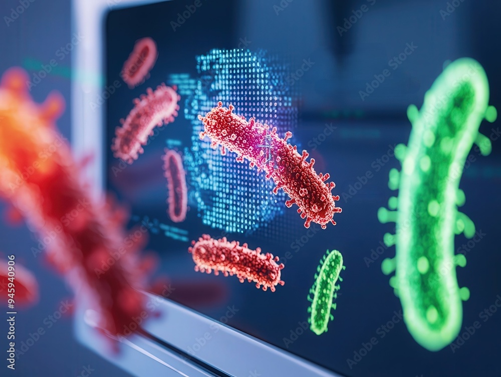 An infographic illustrating the effect of microwave heat on bacteria ...