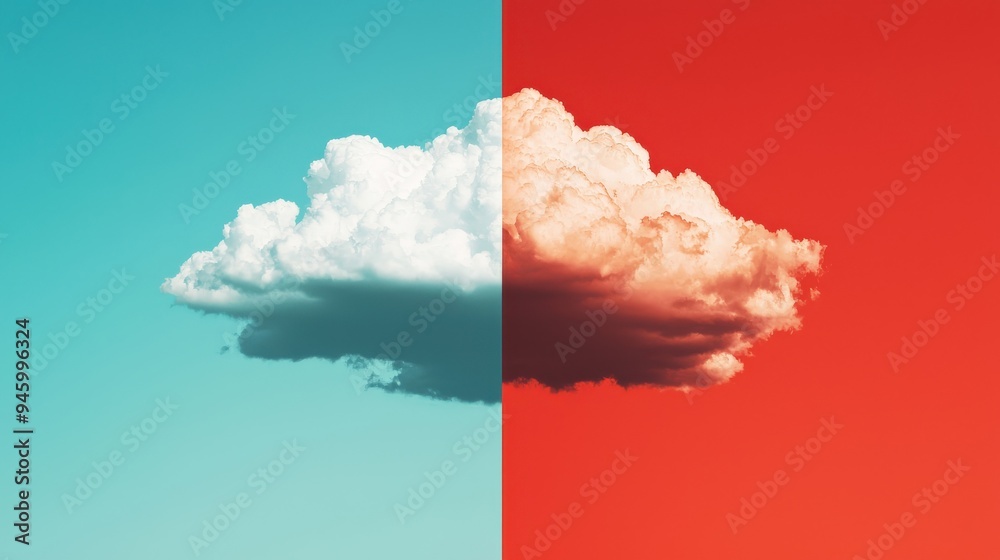 Weather metaphor: Illustrate market conditions as a dynamic weather ...