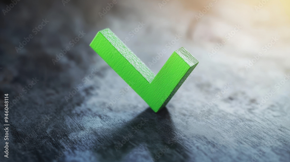 World Quality Day. a quality mark. the green check mark Stock Photo ...