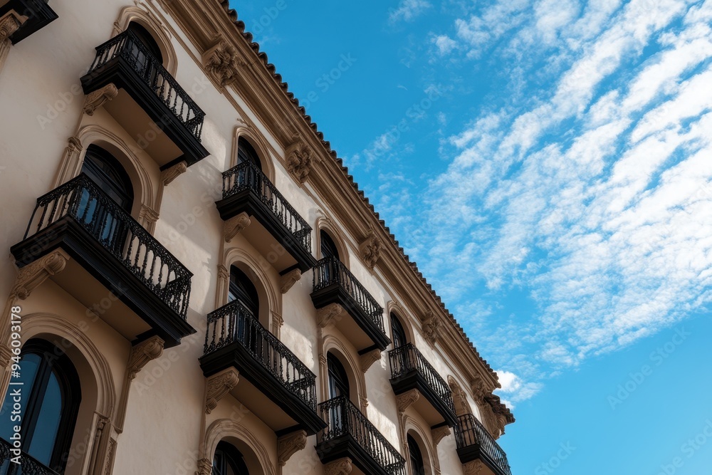 Spanish Colonial Architecture: A beautiful shot of a historic Spanish ...