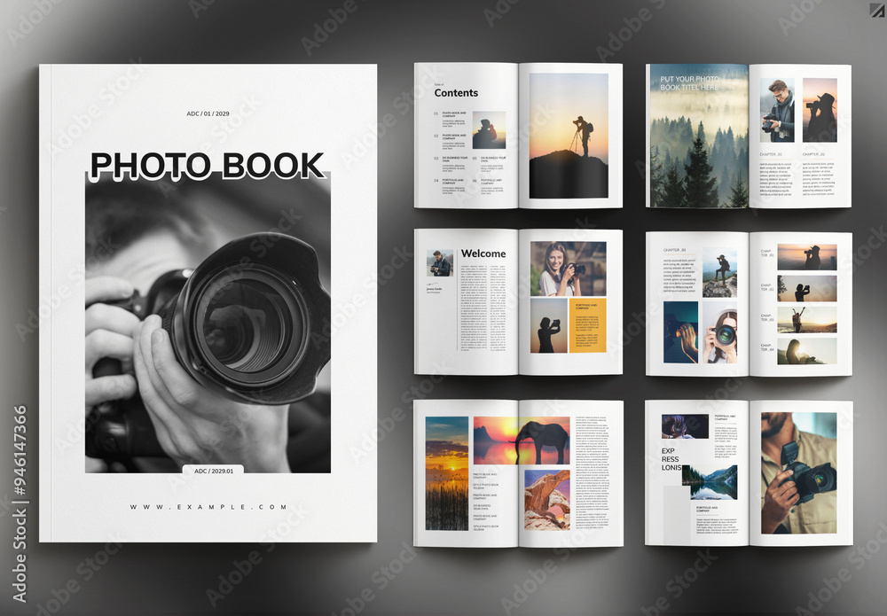 Photo Book Templates Stock Template | Adobe Stock