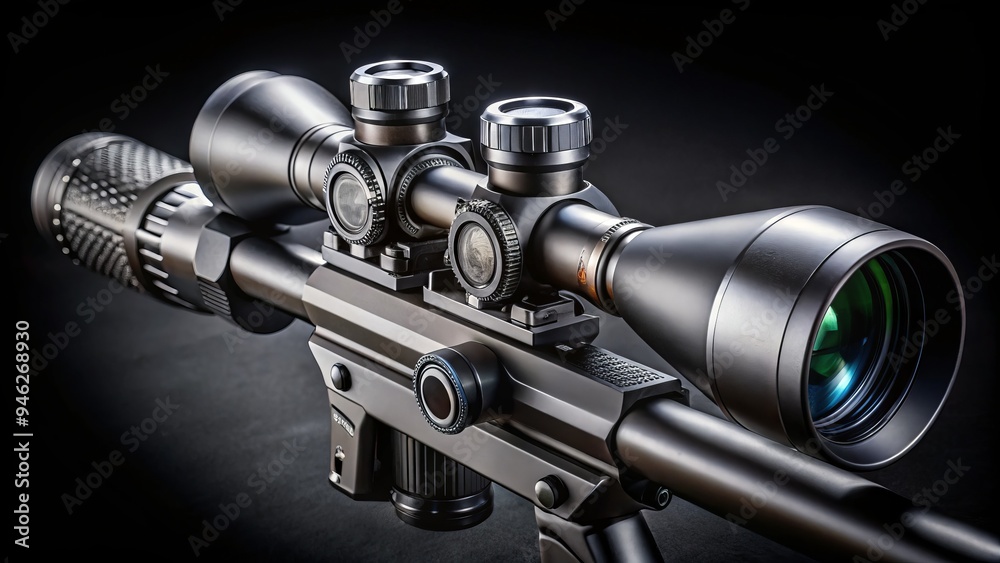 孤岛 Adjustable rifle scope with precision crosshairs and elevation ...
