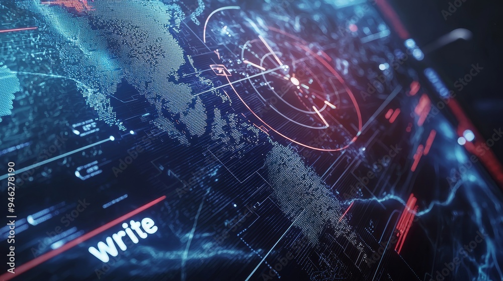 With a sonar target on a map, the HUD shows the location of the target ...