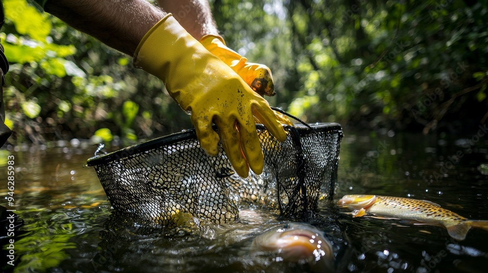 A team of volunteer scientists is catching native breeder fish to ...