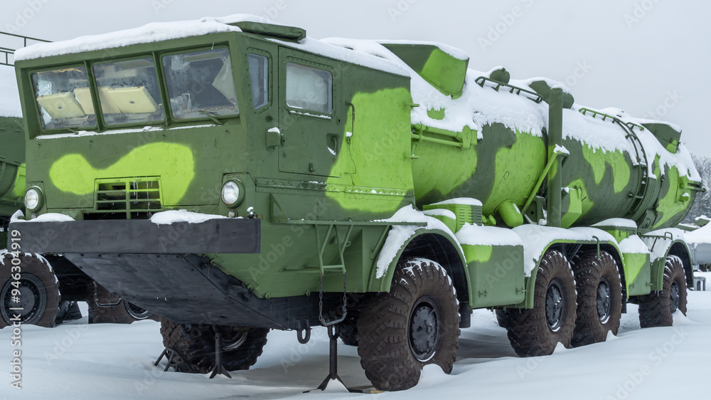 A Soviet all - terrain vehicle for transporting strategic weapons among ...