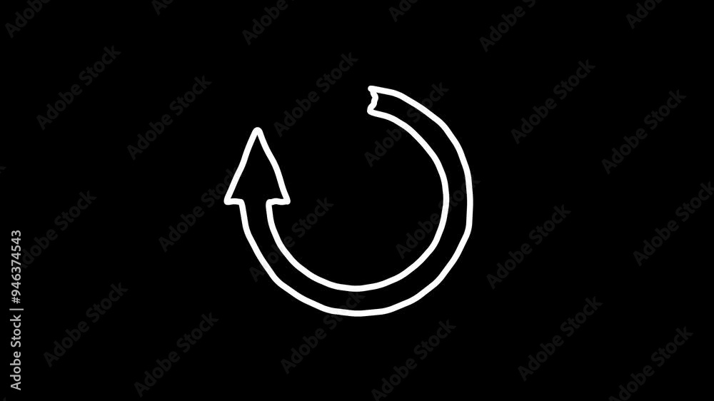 Arrow icon Animation. Arrow collection. Simple arrow Animation. Line ...