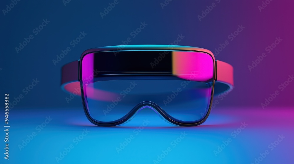 Explore the Future: Stylish Hologram Projector Goggles with a Vibrant ...