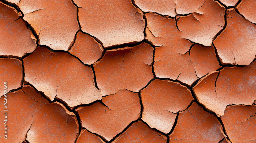 Dry, flaky rash with cracked skin detail on irritated surface suitable ...