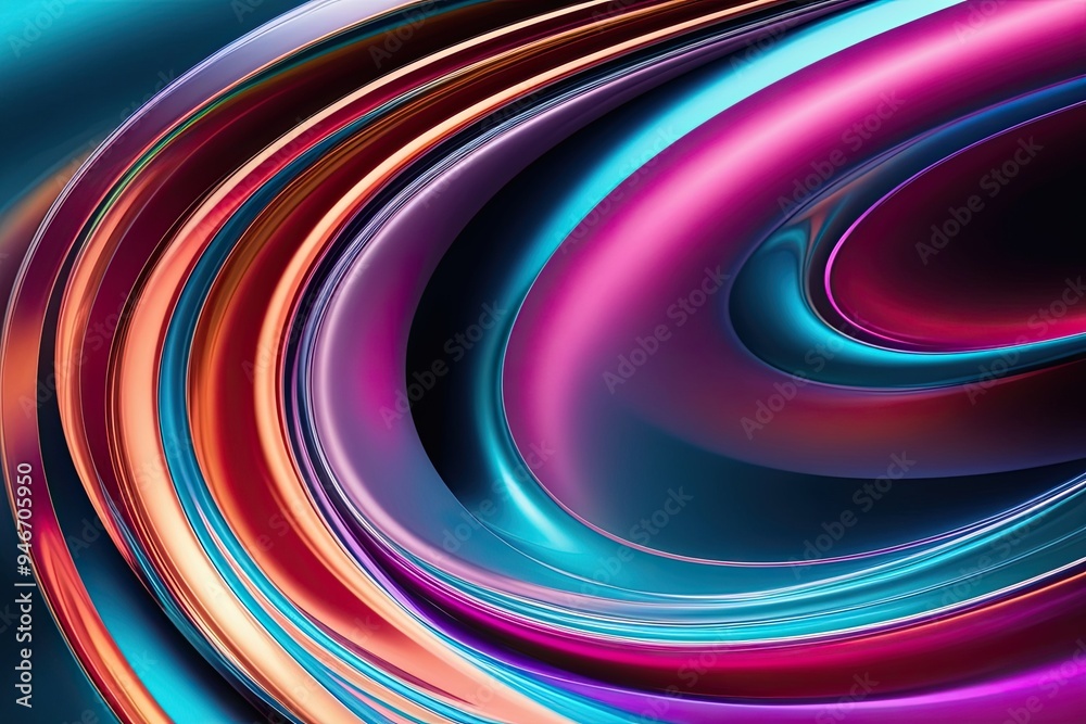 Vivid Three-Dimensional Curves With Flowing Colors for Dynamic Visual ...