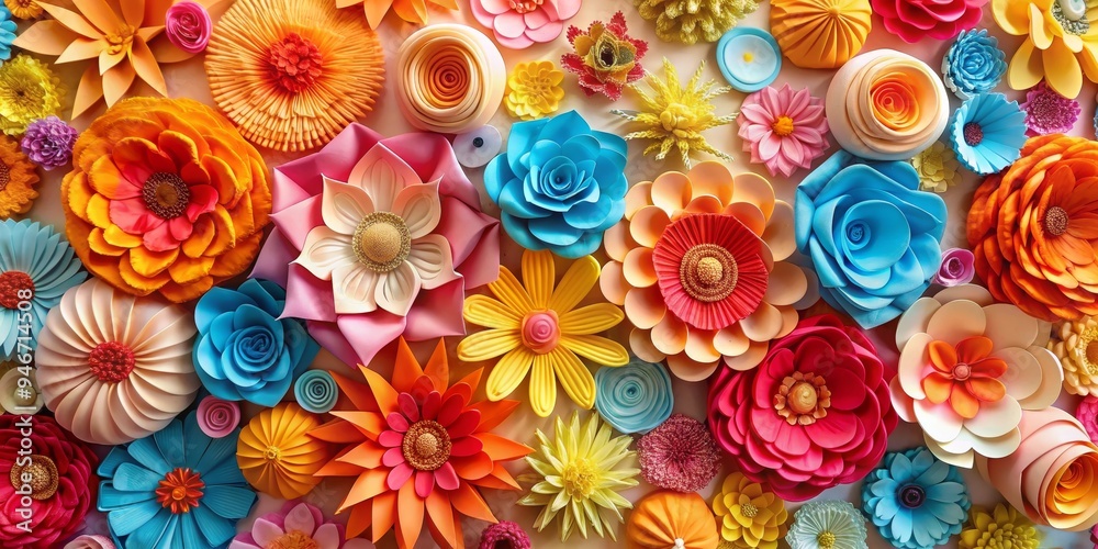 Paper Flower Bouquet A Vibrant Celebration of Color, Craft, and Nature ...