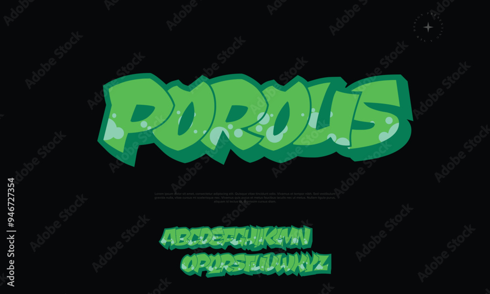 Graffiti fonts featuring gradients blend colors seamlessly, with spray ...