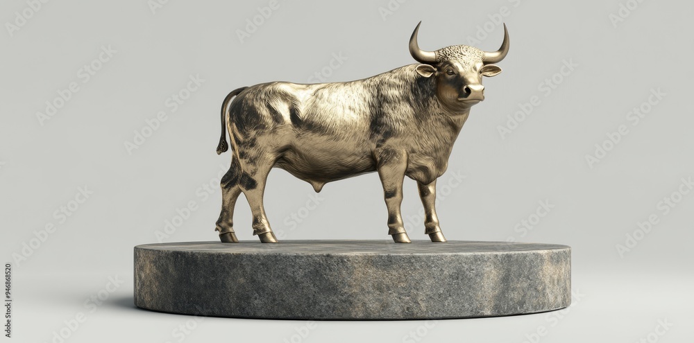 An altar with a golden calf is shown in the book of Exodus, bible ...